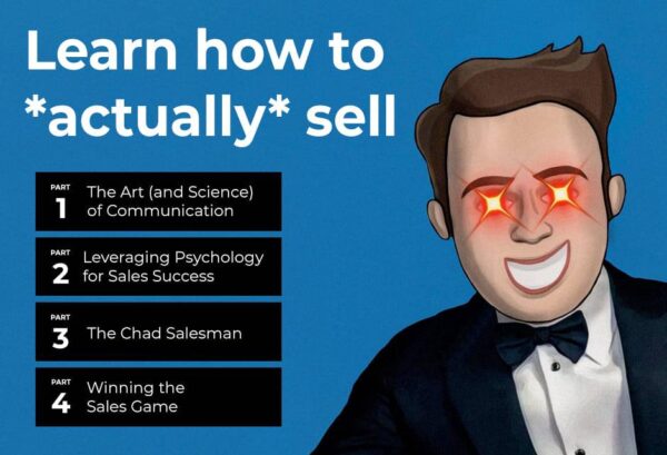 BowTied SalesGuy – The Chad Salesman Course - Course on budget